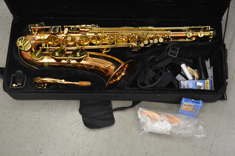Ravel Paris Series Professional Tenor Saxophone, Rose Brass, | Reverb