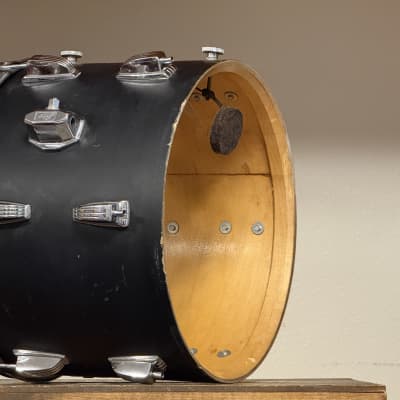 1970's Ludwig 14" Black Panther Rack Tom 10x14 - 3 Ply Maple | Reverb