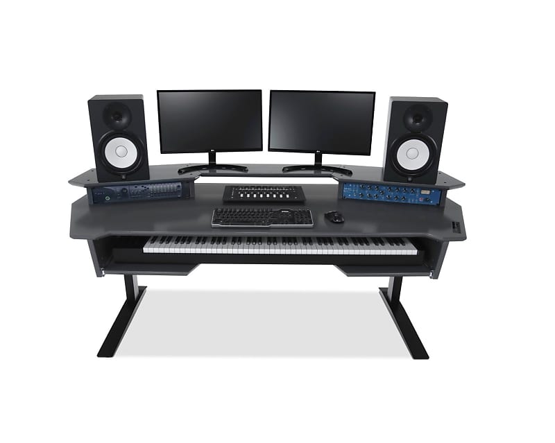 AZ Studio Workstations Elite Sit-Stand Studio Desk Gray | Reverb