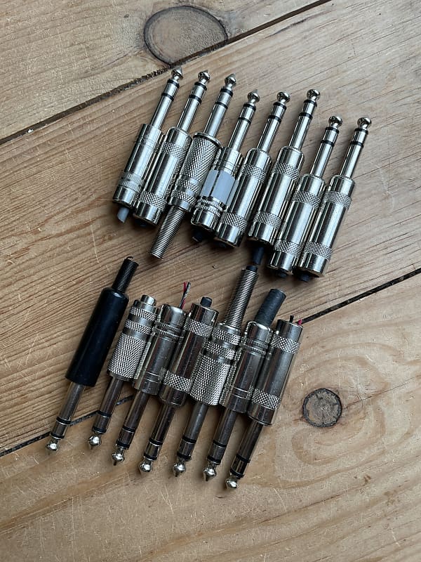 1/4” Stereo plugs, 15pc lot | Reverb