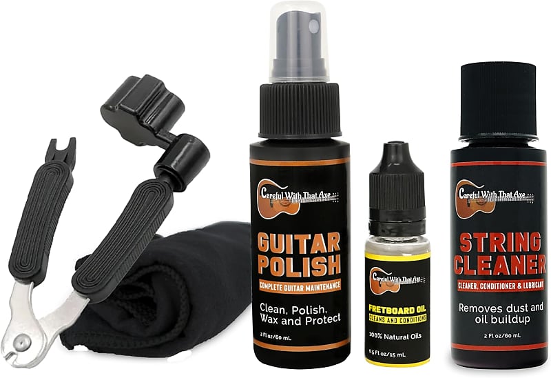 Guitar Cleaner Polish, String Cleaner, Winder and Fretboard | Reverb