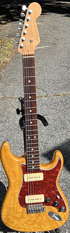 Ron Kirn Guitars S Type Stratocaster W/ P90s Amber Strat | Reverb