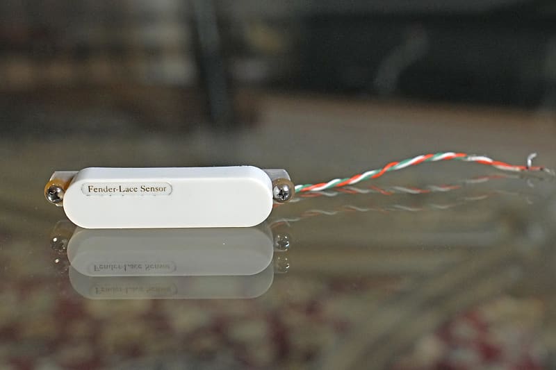 Fender Lace Sensor Gold 80s-90s - White cover (listen for | Reverb