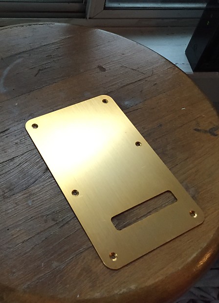 Fender Stratocaster Back Plate Gold Anodized 2018 Gold | Reverb UK