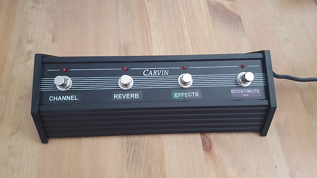 Carvin X100B FS44L Lighted Channel Effects Reverb and Boost | Reverb