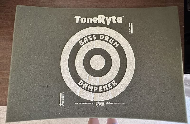 Vintage ToneRyte Bass Drum Dampener 1990s 16" Depth Slobeat | Reverb