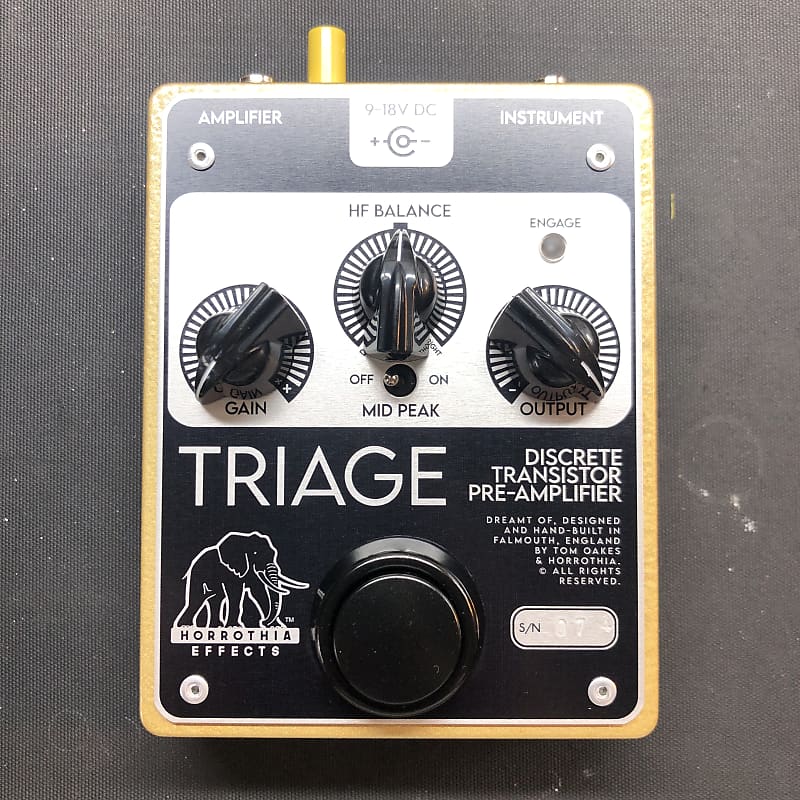 Horrothia TRIAGE GERMANIUM - #74 - gold - NOS 1N60 diodes | Reverb