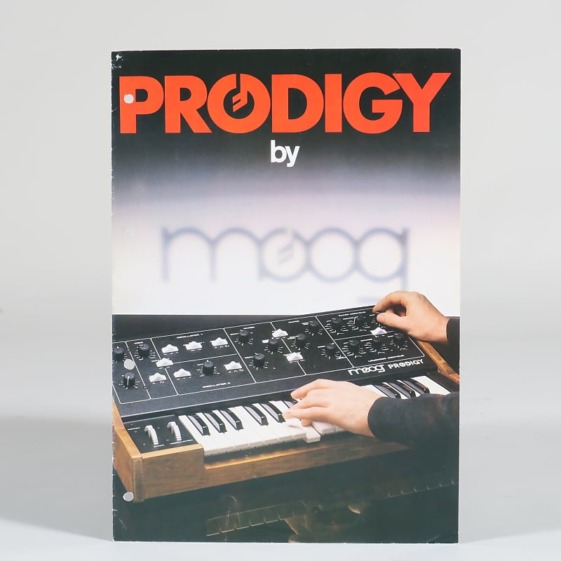 Moog Prodigy synthesizer fold-out brochure | Reverb