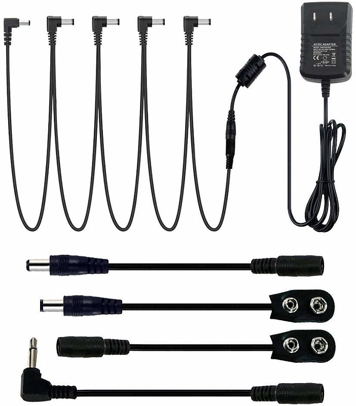 9 Volt Adapter Power Supply 9V DC 1A(1000mA) Tip Negative | Reverb