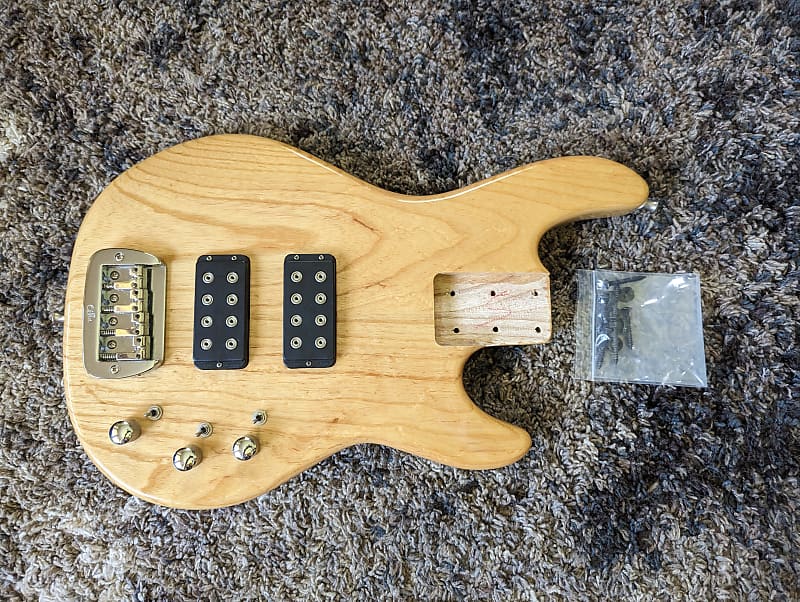 G&L L-2000 Tribute Bass Body 2011 - Clear w/ Pickups and | Reverb