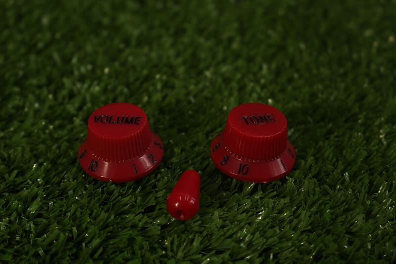 Ibanez Knobs Colored Replacement with Switch Tip Red | Reverb