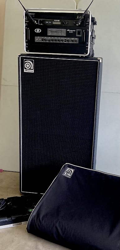 Ampeg bass rig Ampeg B4R 1000 watt head & Classic 8x10 | Reverb