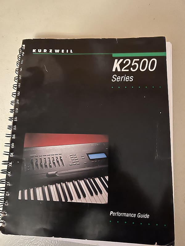 Kurzweil K2500 Manual '90s | Reverb