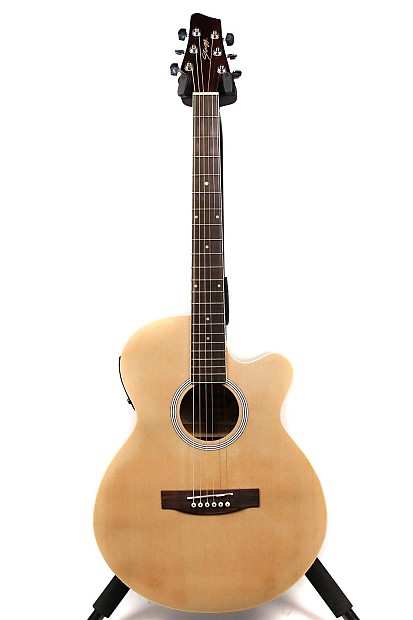 Stagg SW206CE Acoustic Electric Guitar w/HSC 2000's Natural | Reverb