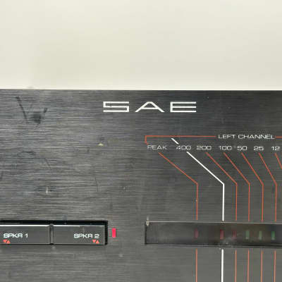 Vintage SAE A502 Dual High Resolution Power Amplifier | Reverb UK