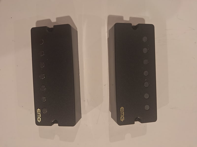 EMG 57/66 7 string 2010's - Black | Reverb