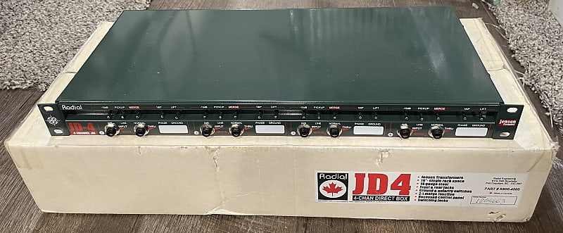 Radial JD4 4-channel DI box | Reverb