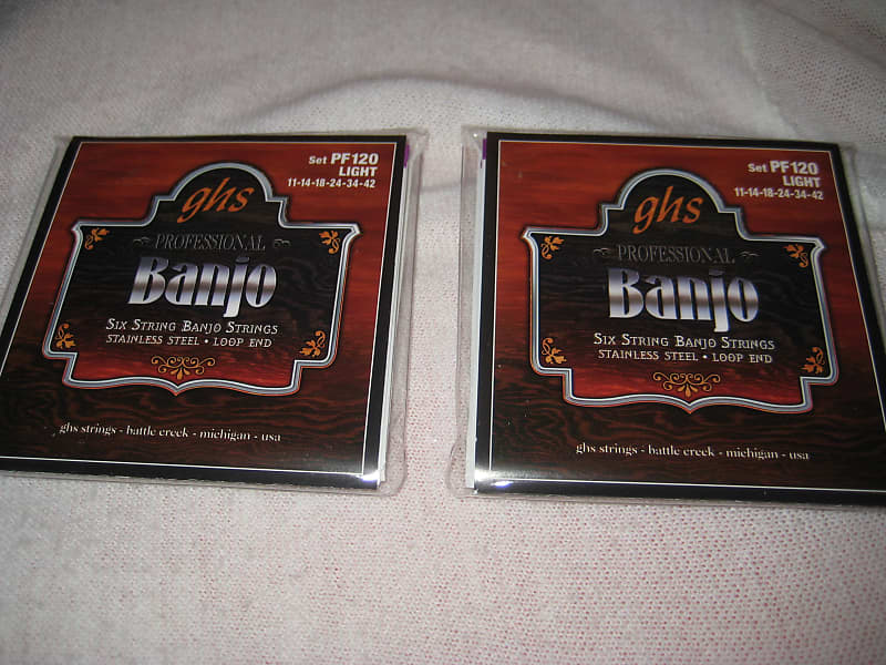 GHS 6 String Guitar-Banjo String Sets PF120 Loop | Reverb