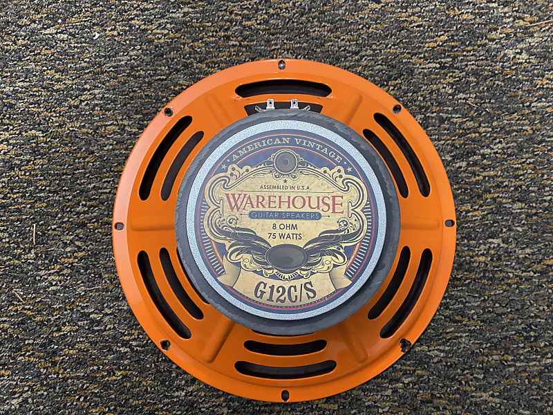 WGS 12" G12C/S | 75 Watts | 8 Ohm | Warehouse Guitar Speakers | Reverb