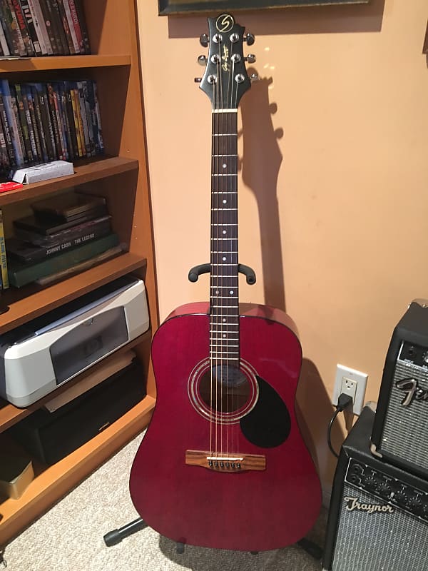 Samick D1/WR 1995 Wine red | Reverb