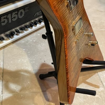 Kiesel Custom V220 2017 Trans Orange Cali Burst + OHSC | Reverb