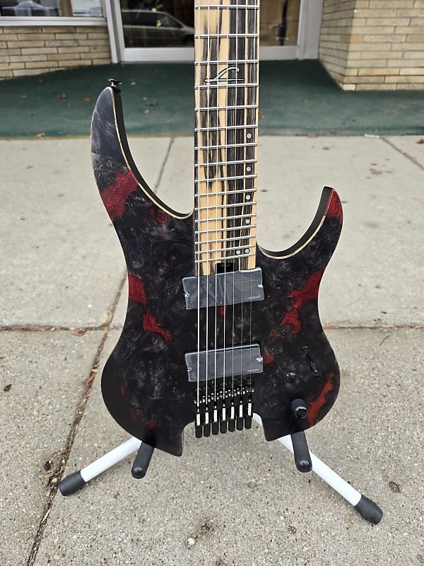 Legator G7FX Fanned Fret Ghost 2024 - Black Widow | Reverb