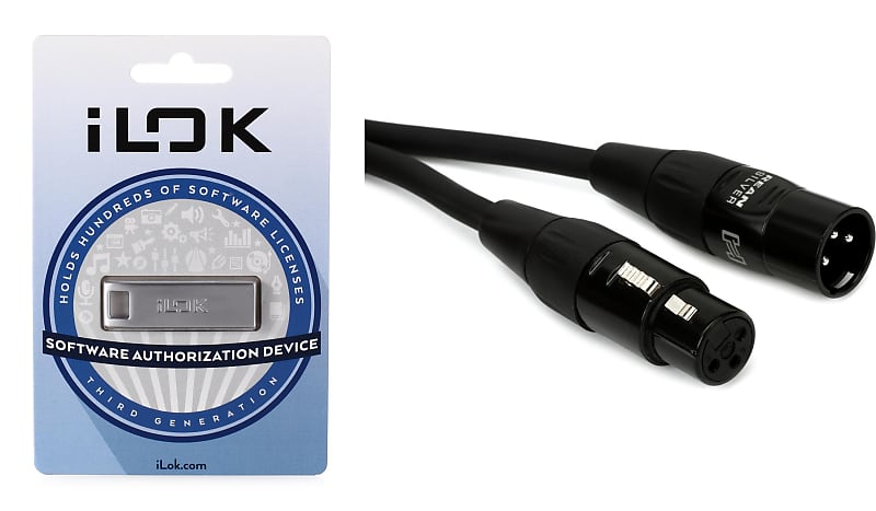 PACE iLok USB-A (3rd Generation) Bundle with Hosa HMIC-003 | Reverb
