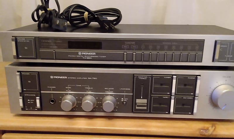 Pioneer SA-750 Tuner TX-950 1989 | Reverb
