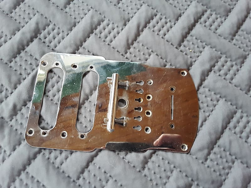 1950s Fender Stringmaster lap steel guitar bridge plate D6 | Reverb