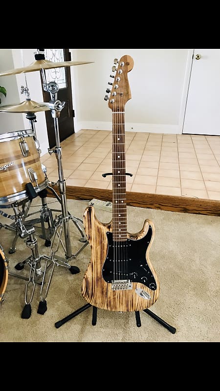 2014 Fender American Design Stratocaster Burnt Natural , | Reverb