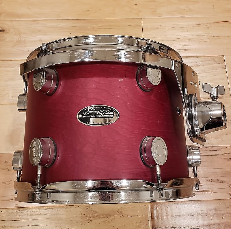 PDP 9x12" FS Series Rack Tom in Red Satin Stain Finish | Reverb