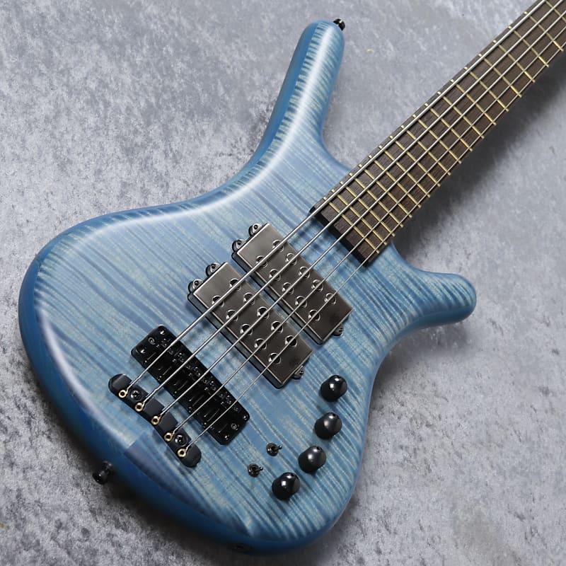 Warwick Custom Shop Corvette $$ BO 5st - Ocean Blue | Reverb