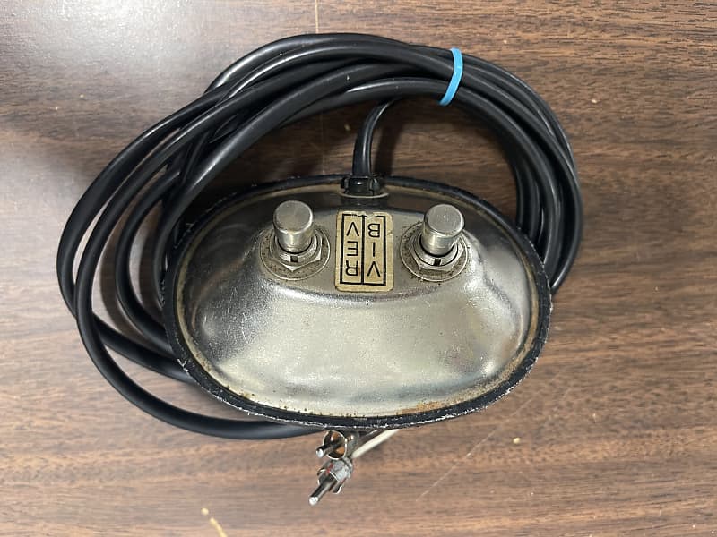 Vintage original Fender Footswitch 1968 Chrome | Reverb