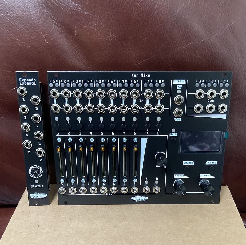 Noise Engineering Xer Mixa + CV Expander (Black) Authorized | Reverb