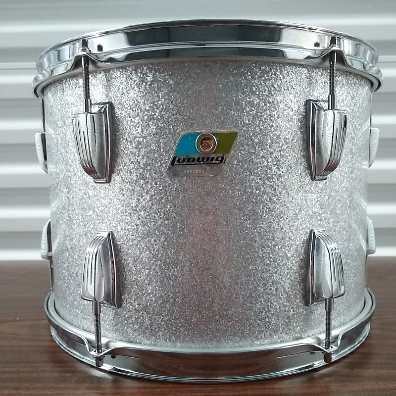 Ludwig 14" Rack Tom Silver Sparkle (Rewrapped) B/O Rounded | Reverb
