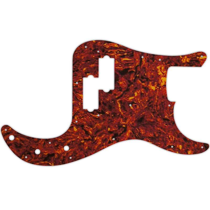 Pickguard For Fender USA Precision Bass - TORTOISE SHELL | Reverb