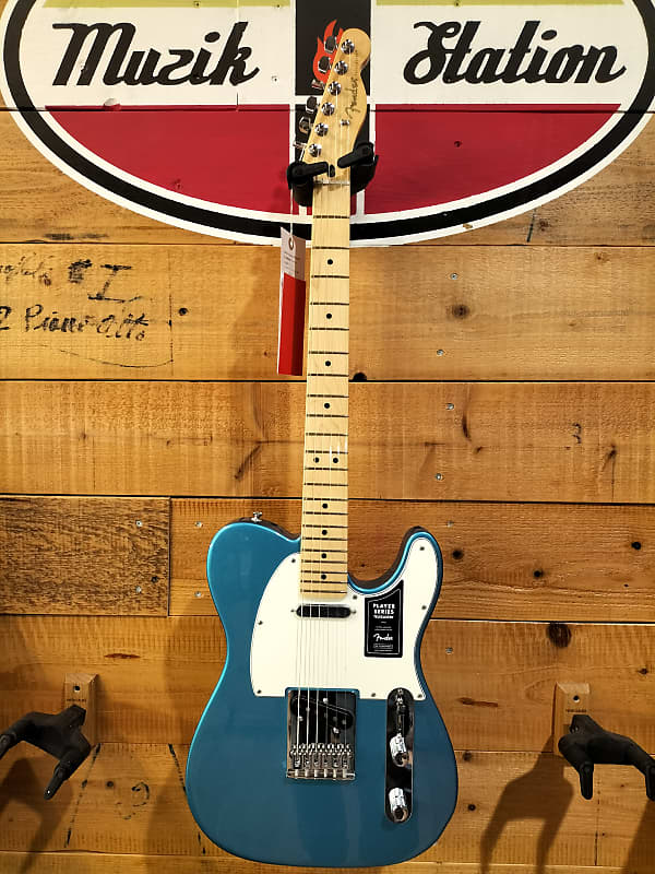 Fender Limited Edition Player Telecaster MN Lake Placid Blue | Reverb
