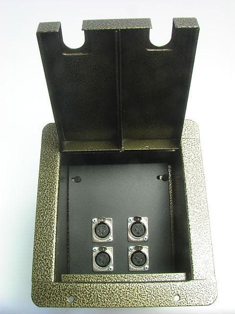ProCraft Pro Audio Recessed Stage Floor Pocket Box 4 Channel | Reverb