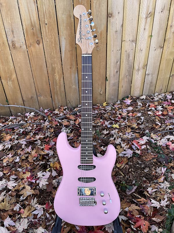 Squier Showmaster HSS Shell Pink | Reverb