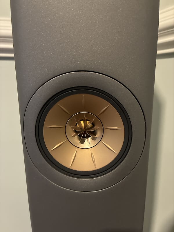 KEF LS60 Wireless Powered Speakers - Titanium | Reverb