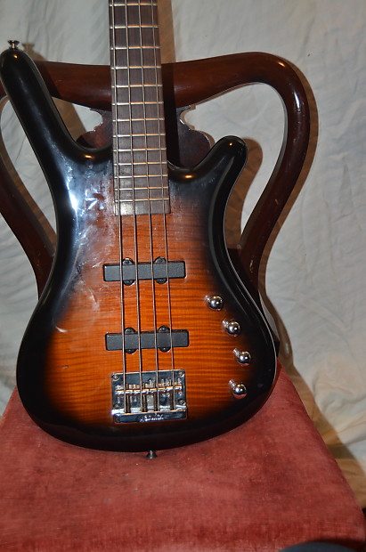 Warwick rock bass guitar sunburst | Reverb