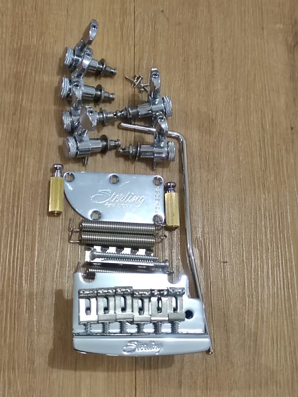 Sterling by Music Man Set Bridge Tuning Machine Heads | Reverb