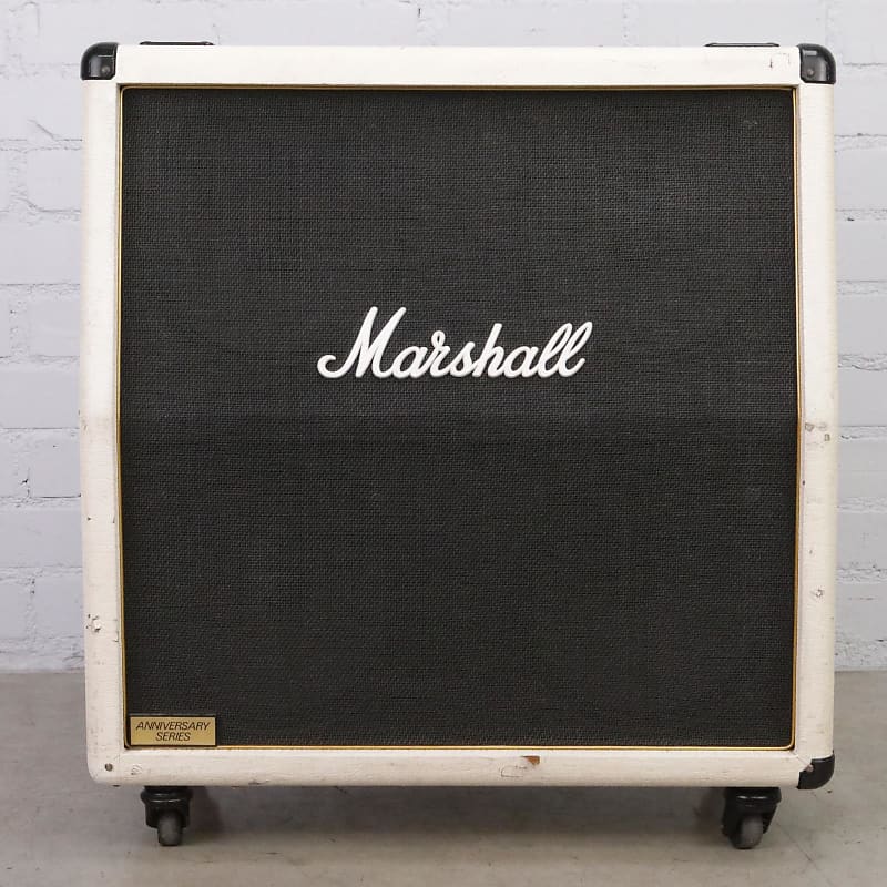 Marshall 1960A Anniversary Series LEAD White 4x12 Guitar | Reverb