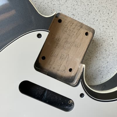 Guitar Mill Custom Telecaster Body - Charcoal Frost | Reverb