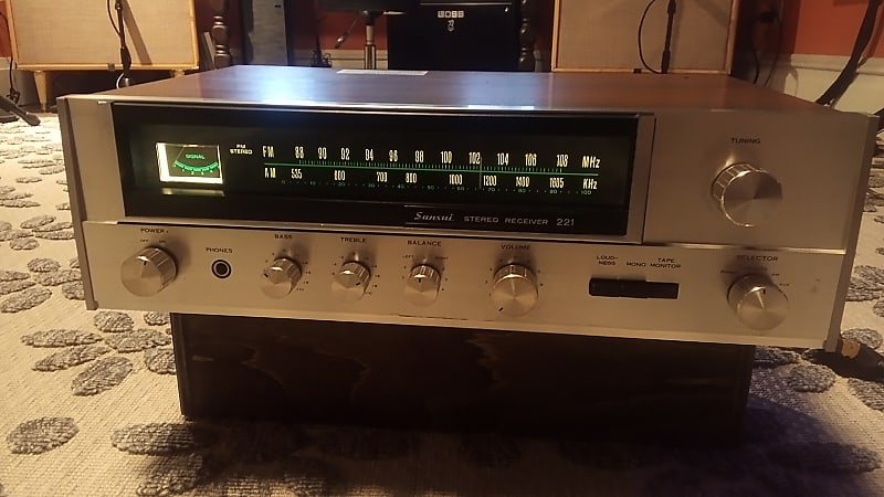 Sansui 221 vintage receiver amp | Reverb