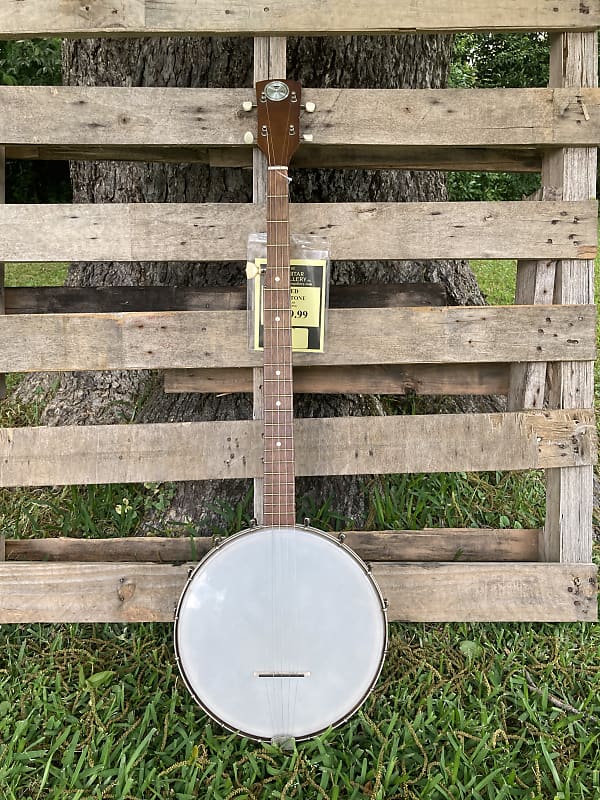 Truetone Western Auto 5 String Banjo Sunburst Open Back 60's | Reverb