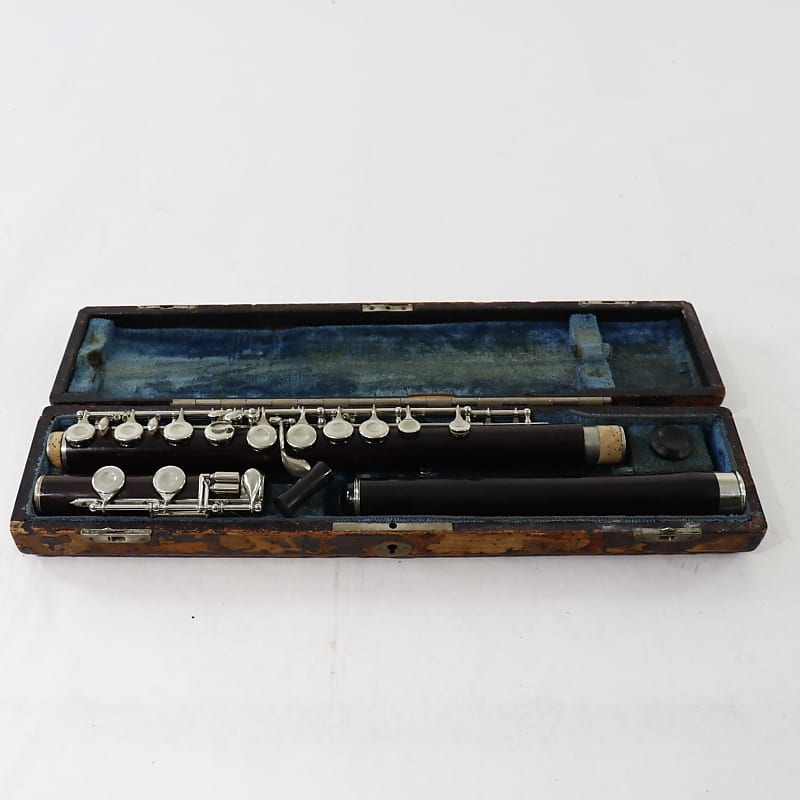 George Cloos Handmade Wooden Boehm System Flute SN 5373 | Reverb