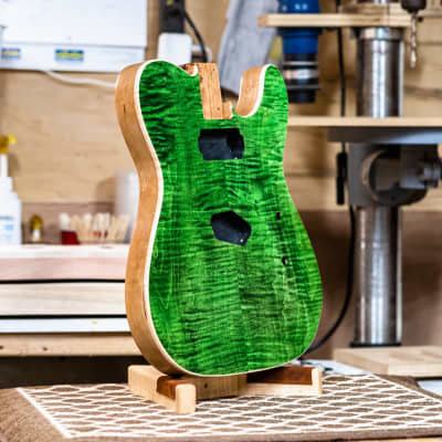 Custom 7 String Semi Hollow Jazz Guitar Body, Maple | Reverb Canada