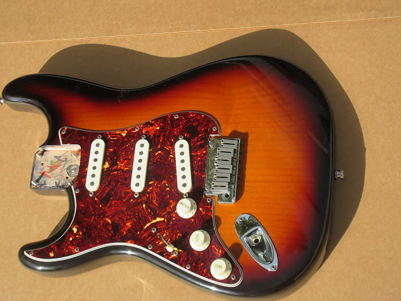 1997 Fender American Standard Left Hand Stratocaster Body | Reverb