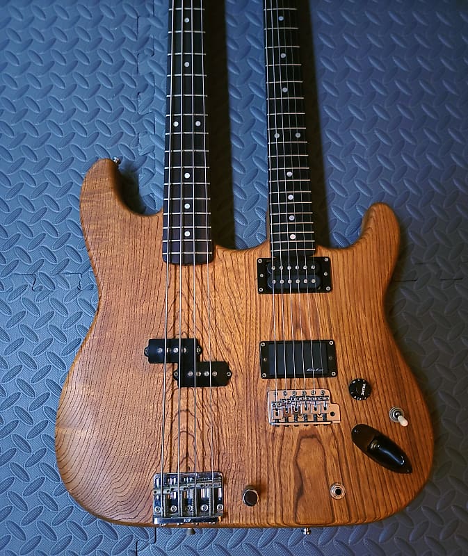 Custom ESP Doubleneck Guitar/Bass - 1982 - Sen Ash | Reverb UK